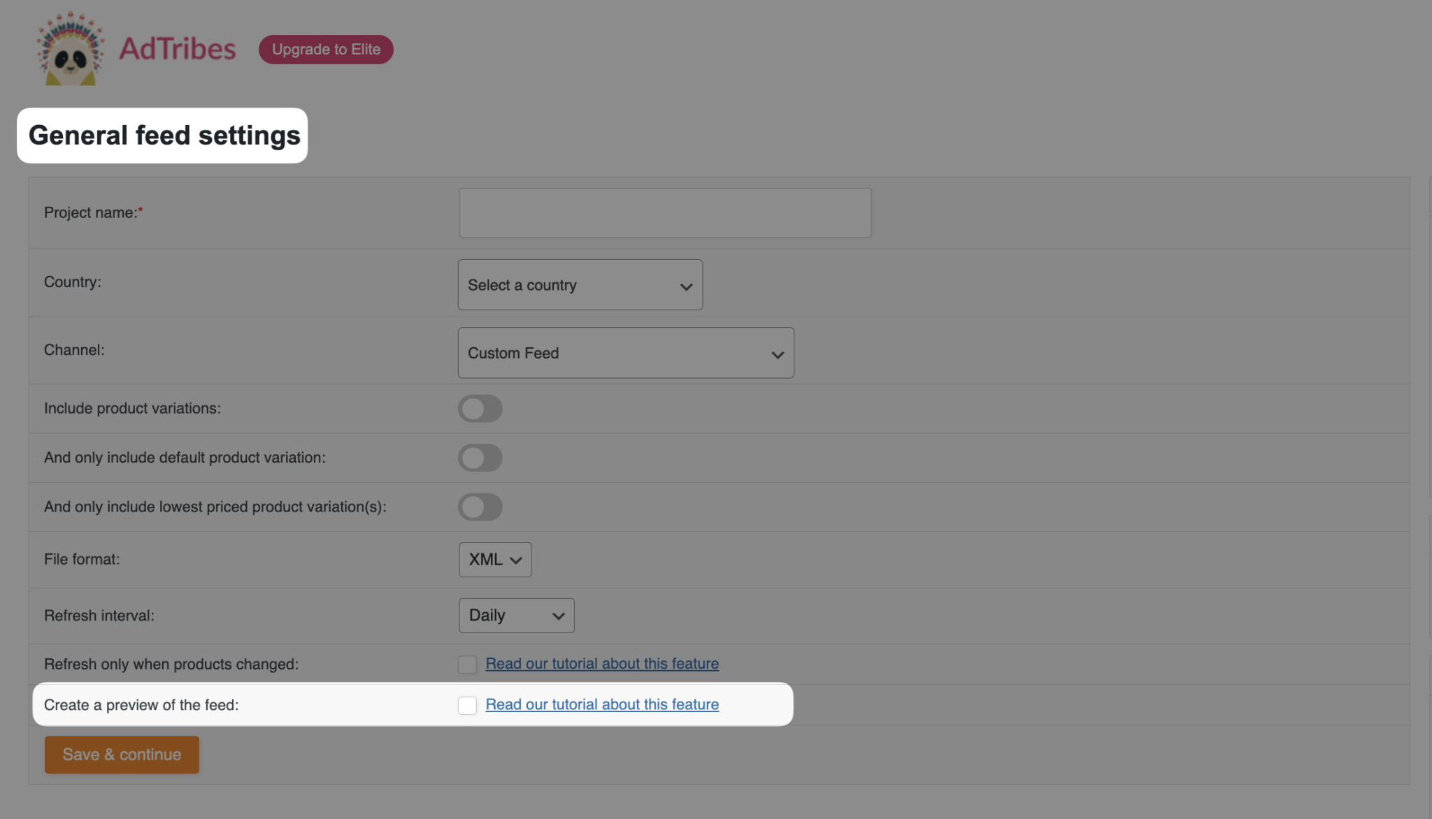 How To Create A Product Feed Preview Adtribes
