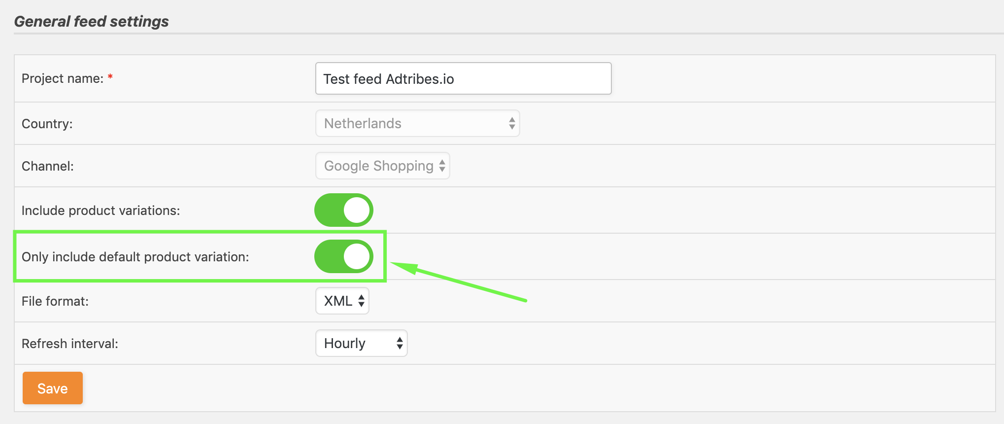 How To Add Only One Variation Of A Variable Product To Your Product Feed Adtribes