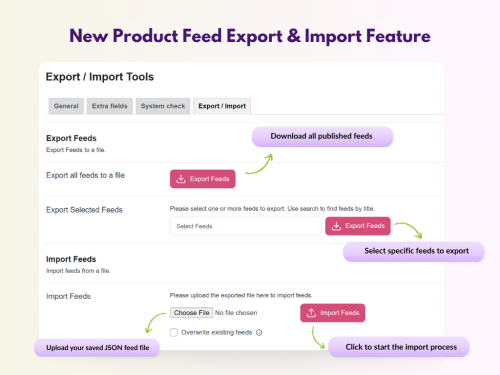 New Feature! Product Feed Export & Import In WooCommerce