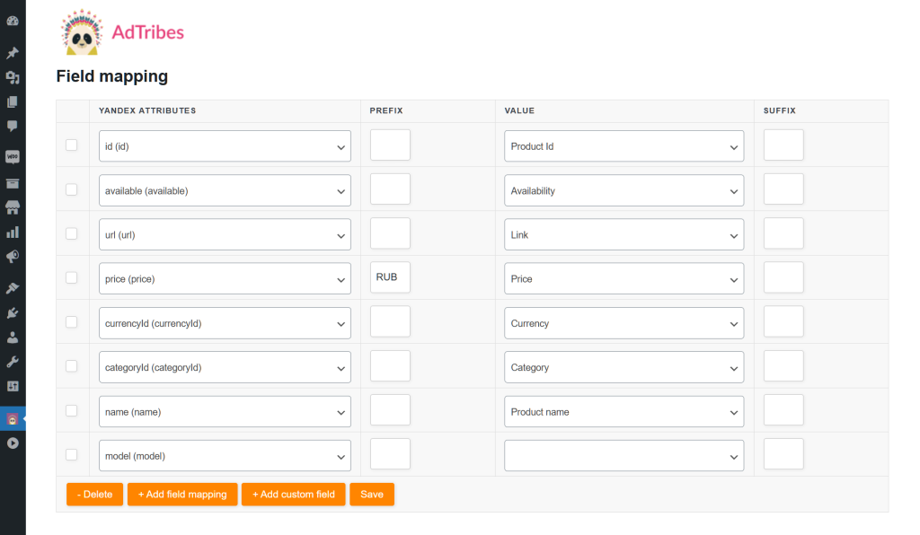 Create A Yandex.Market Feed For Your Store With AdTribes
